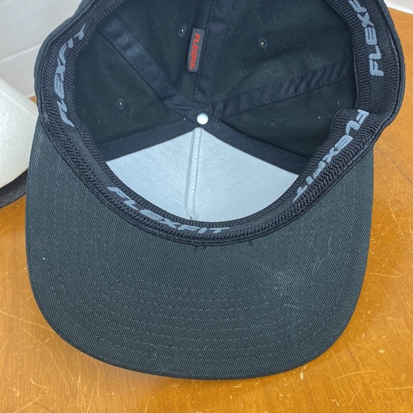 Vans | Accessories | Vans Stacked Rubber Flexfit Cap | Poshmark